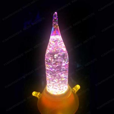 Lava Lamp with Glitter and Gold Base - Kumarasinghe Radio Institute (KRI)