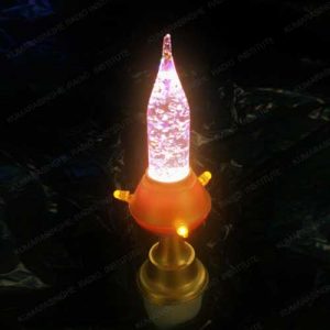 Lava Lamp with Glitter and Gold Base - Kumarasinghe Radio Institute (KRI)